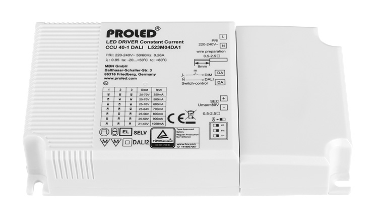 Octopus CCU DALI Voeding 25-70Vdc - 45W | Uni-Bright
