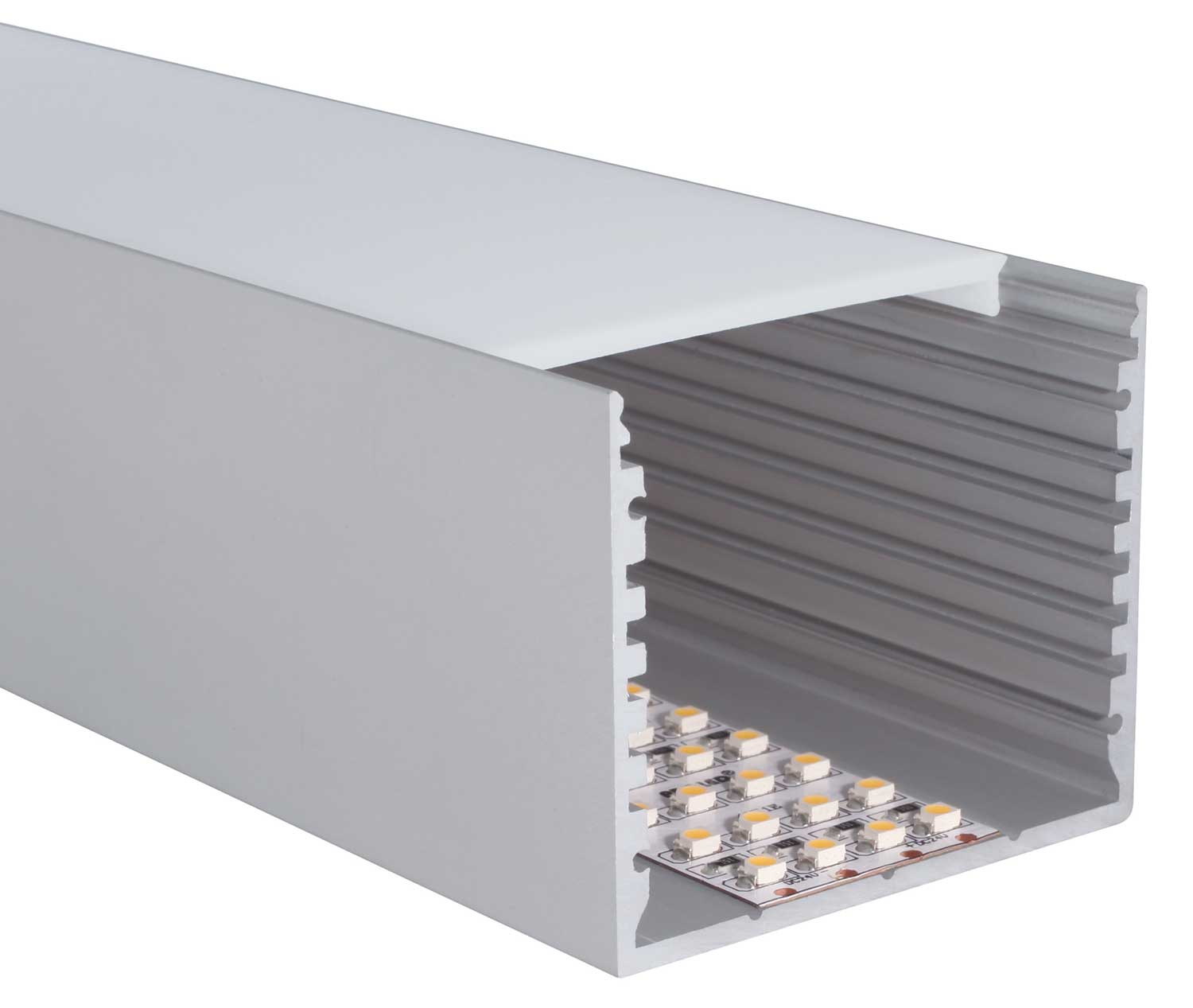 300 cm L-Line Standard profiel alu | Uni-Bright